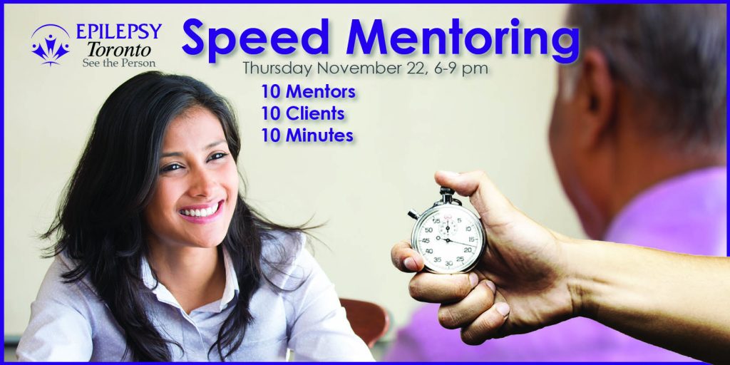 Speed Mentoring - Epilepsy Toronto