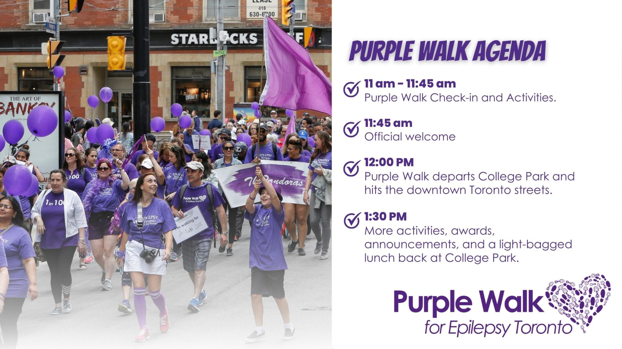 Join the Purple Walk, every step counts! - Epilepsy Toronto